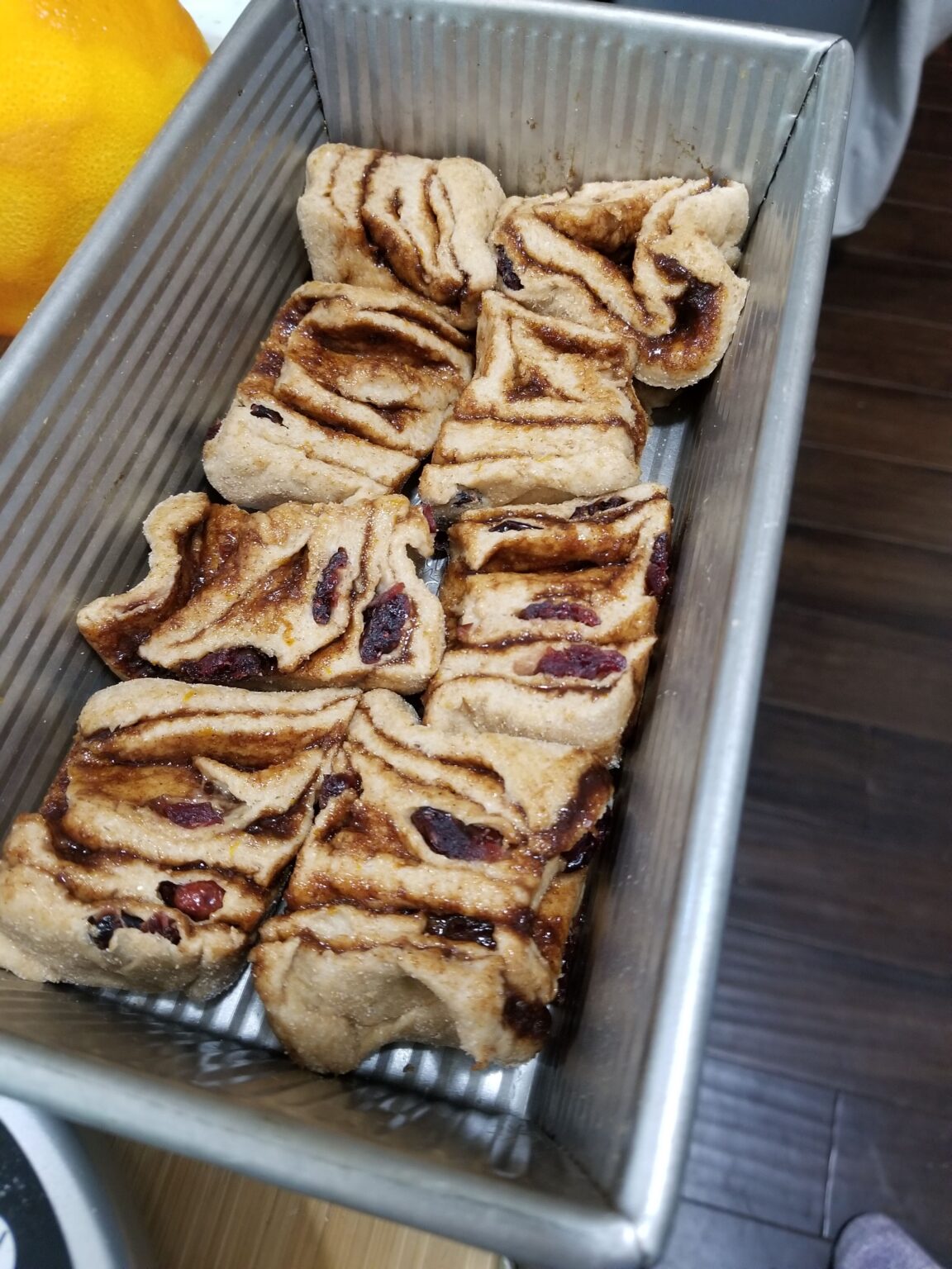 Cinnamon Cranberry Orange Jumble Loaf