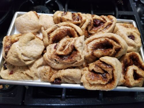 Cinnamon Cranberry Orange Jumble Loaf